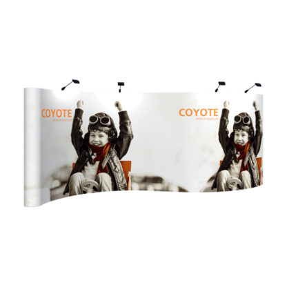 Coyote 20′ Serpentine Exhibit System – DISPLAY CENTRAL